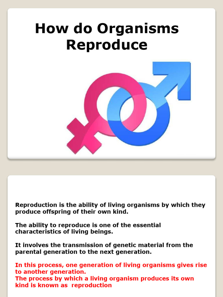 How Do Organisms Reproduce | PDF