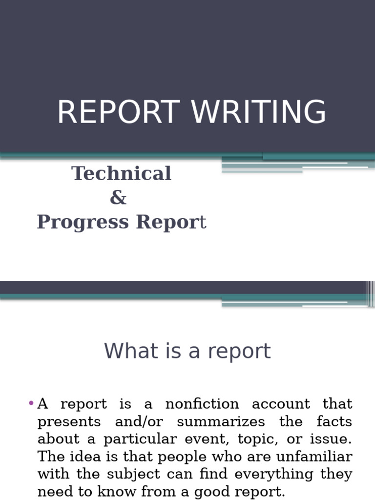 Report Writing | PDF