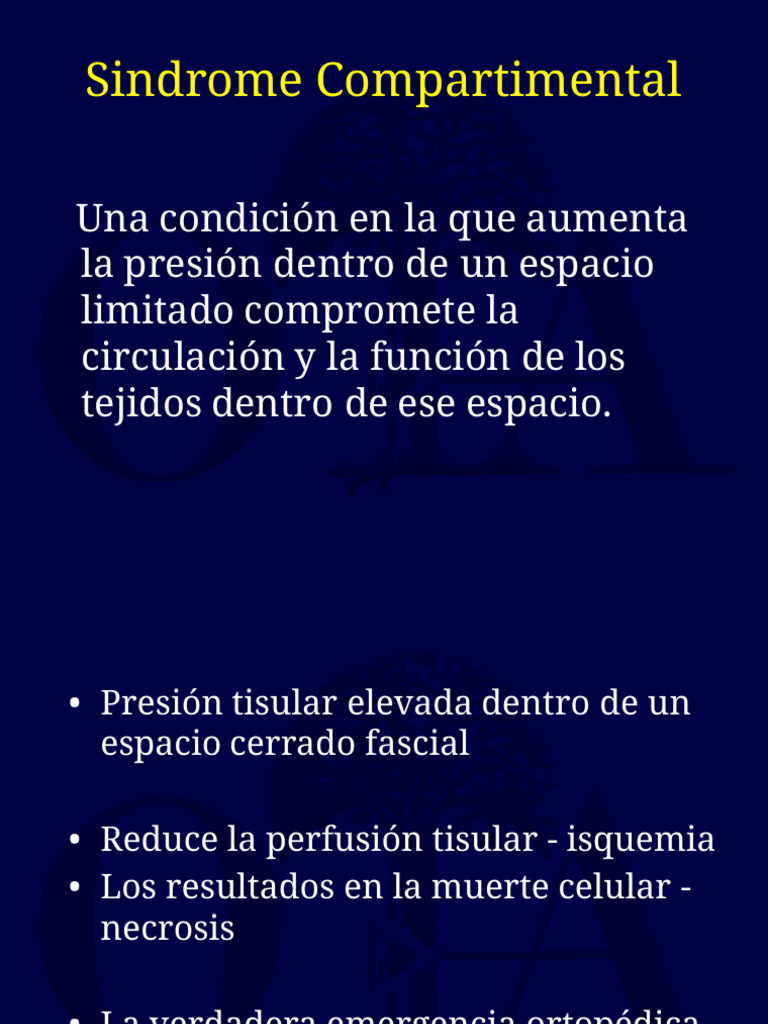 Sindrome Compartimental | PDF