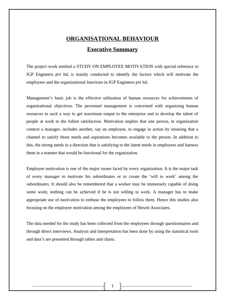 Organisational Behaviour | PDF