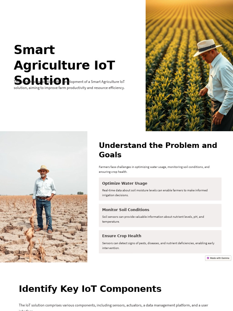 Smart Agriculture IoT Solution | PDF