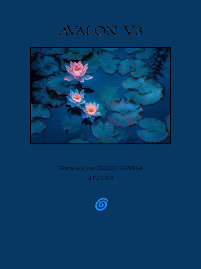 Welcome Back To The HEALING WATERS of Avalon | PDF