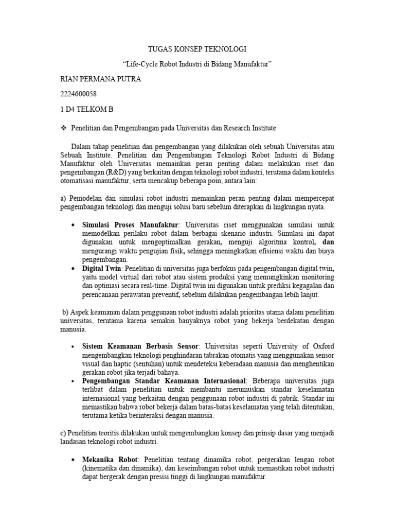 Rian Permana Putra - Tugas Ke 5 Konsep Teknologi | PDF