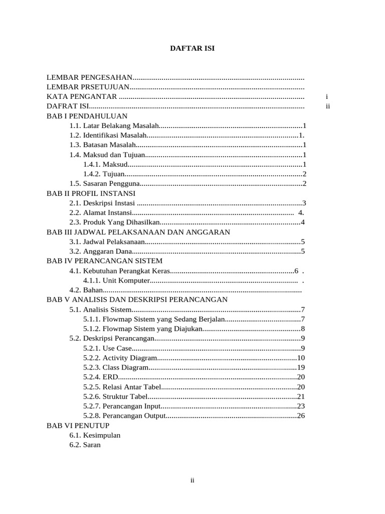 Daftar Isi | PDF