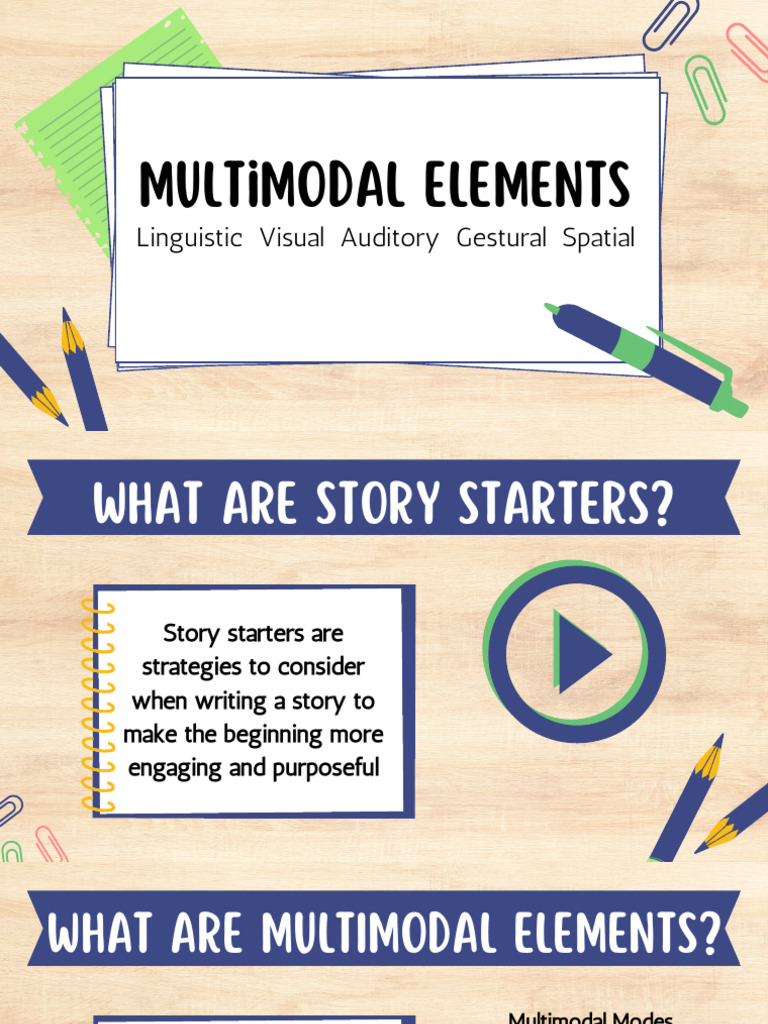 Multimodal Elements | PDF