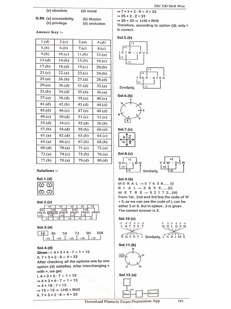 GD 27 English Solution | PDF