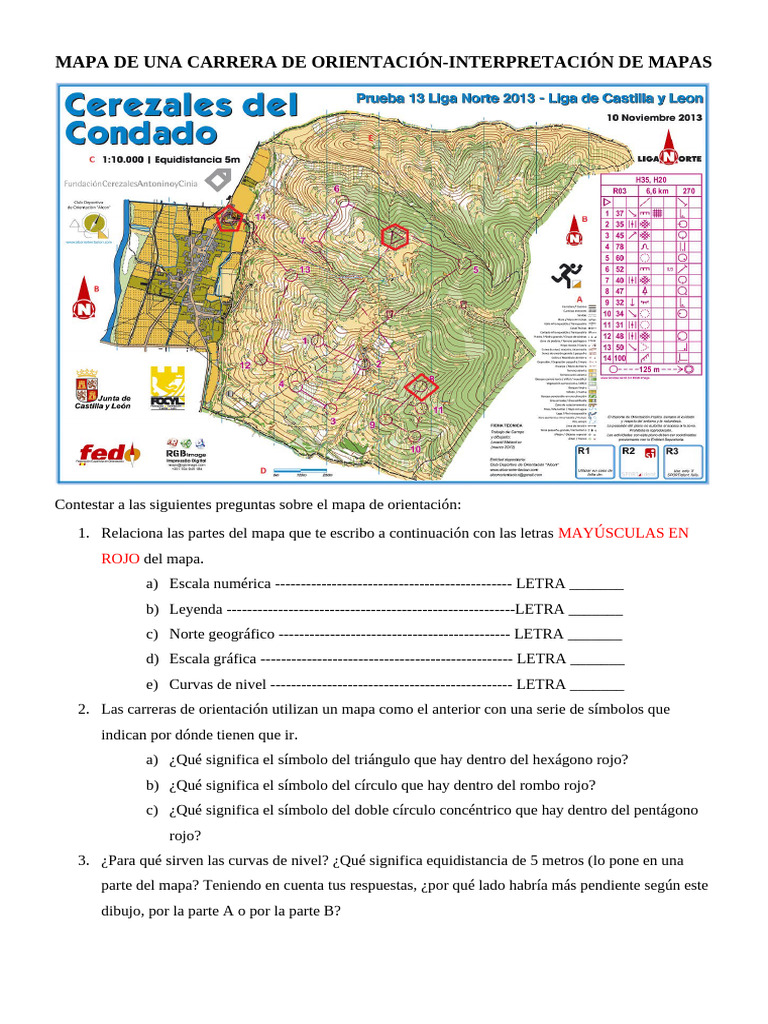 Preguntas mapa de orientación | PDF