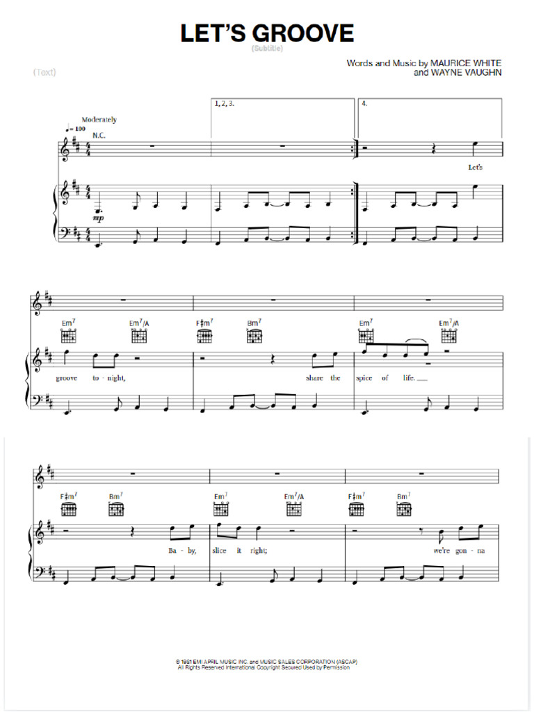 Lets Groove Piano | PDF