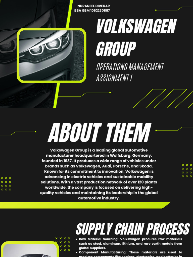 VOLKSWAGEN GROUP | PDF