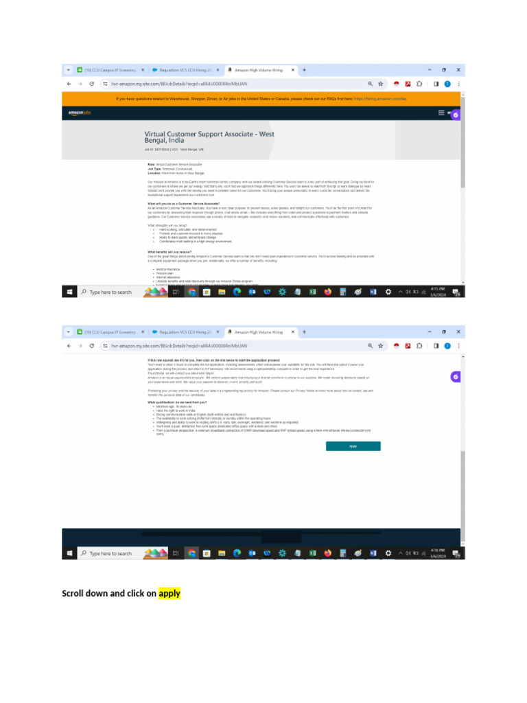 Assessment Registration Guidance 2024 | PDF