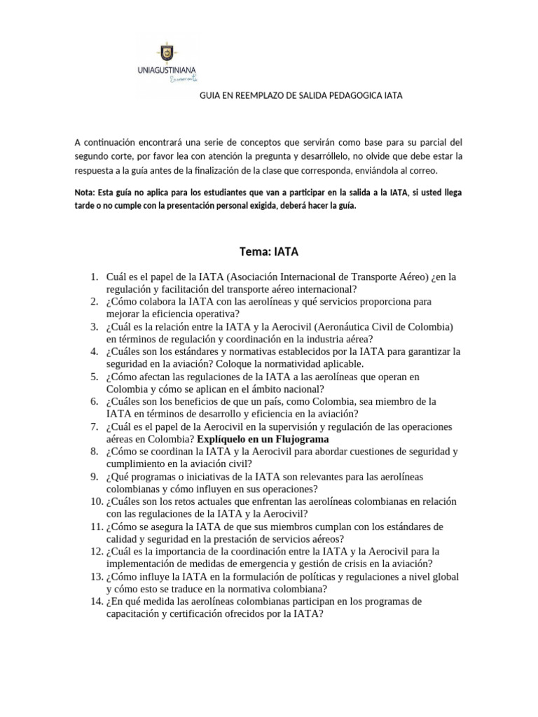 Guía IATA | PDF