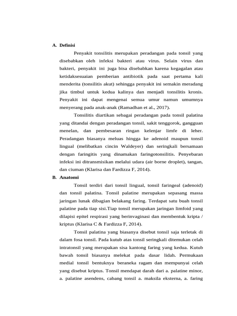 Tonsil | PDF