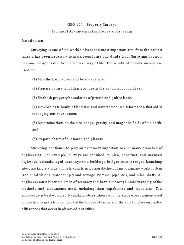 GEO121 Module7 | PDF