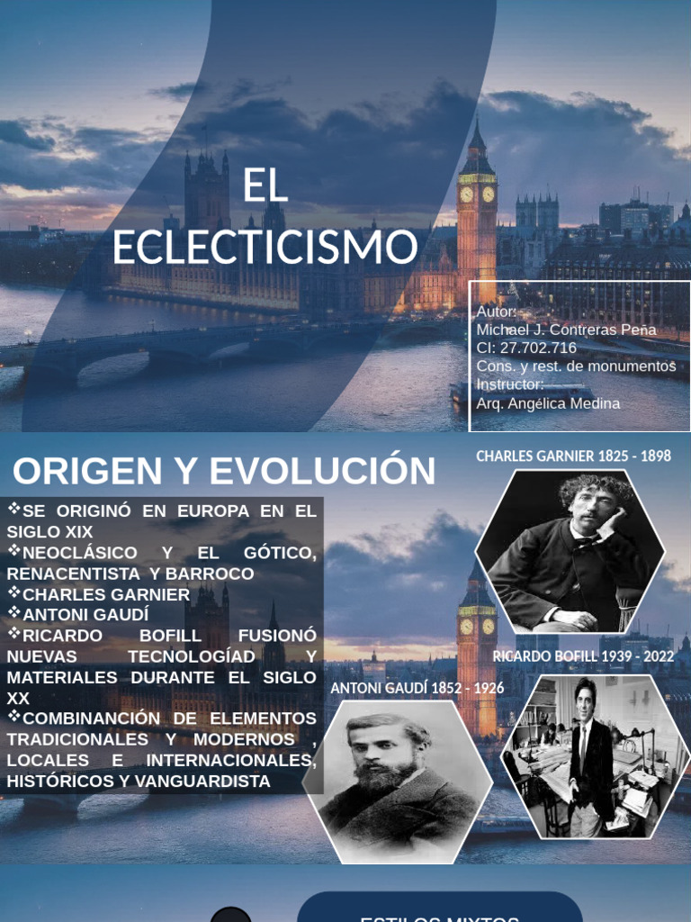 El Eclecticismo | PDF | Arte | Clásicos