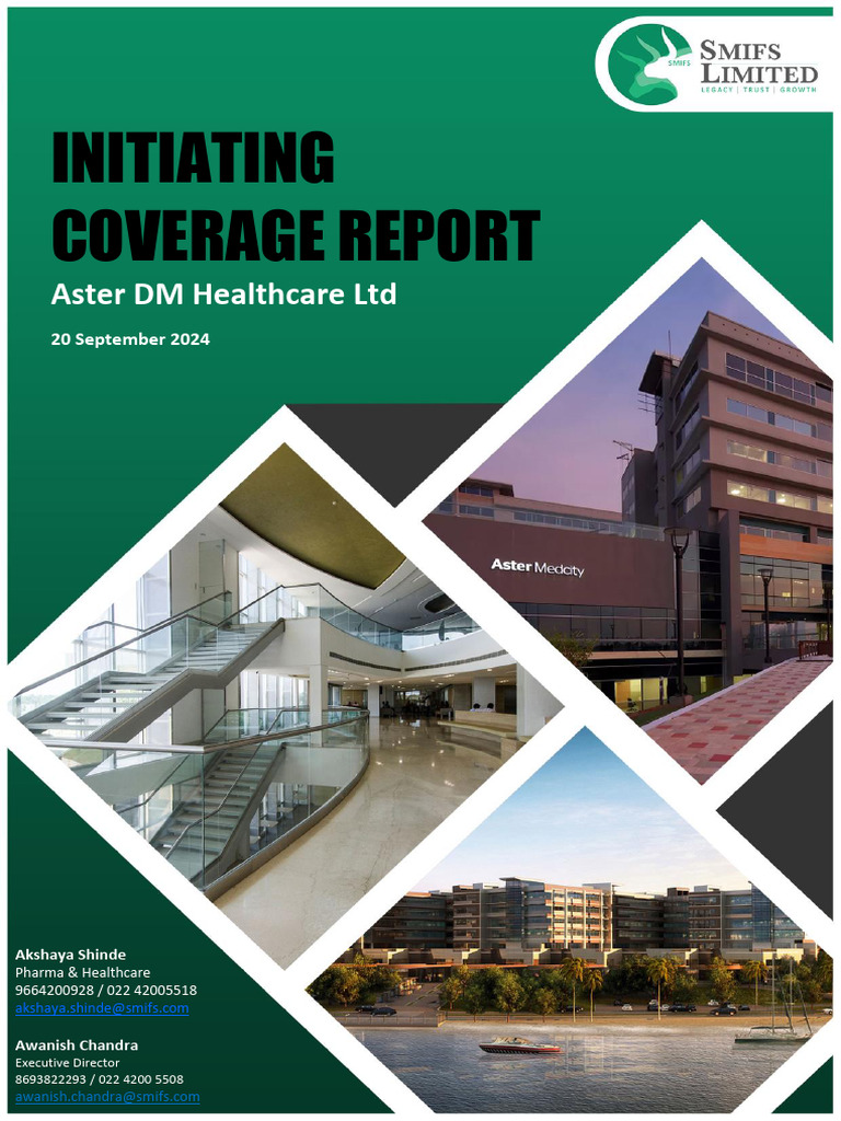 Aster DM Healthcare: Expansion Insights | PDF | South India | Business