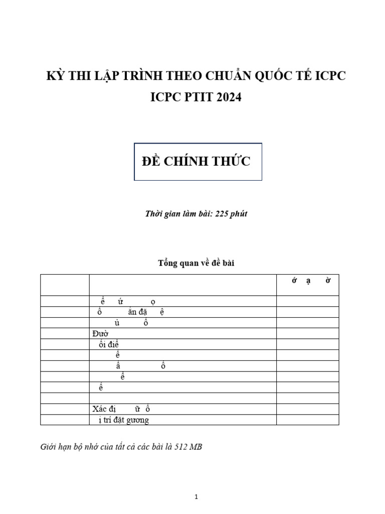 De thi _ CK ICPC PTIT 2024 | PDF