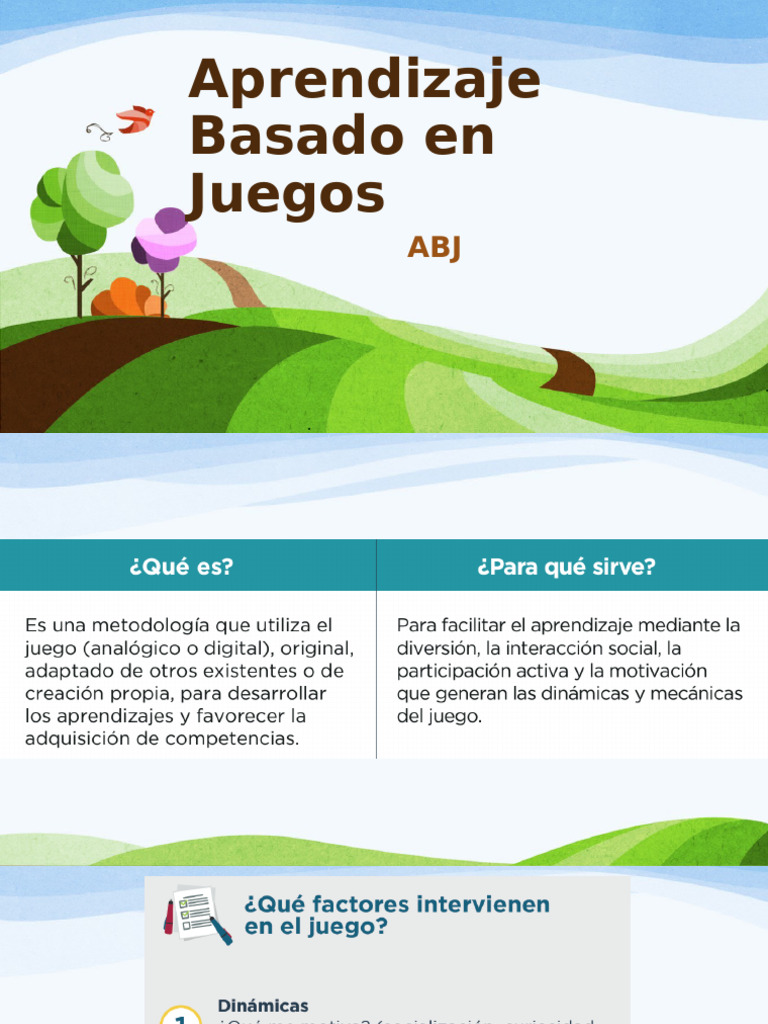 Aprendizaje Basado en Juegos | PDF