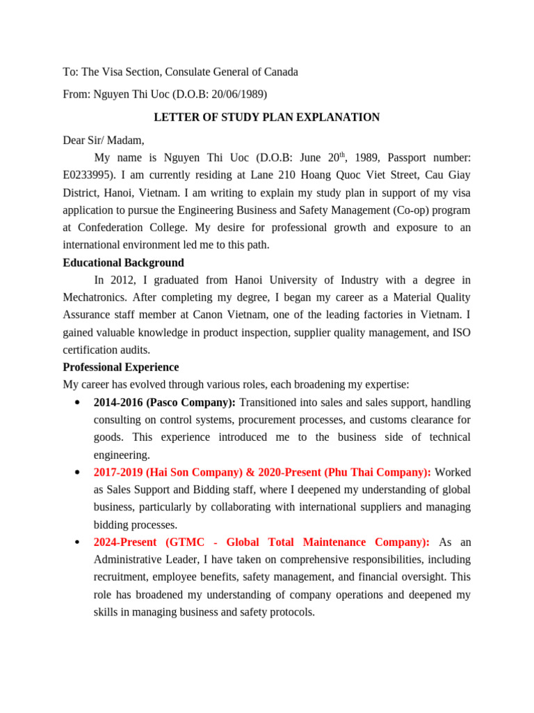 Study - Plan - Ư C - Version 02 | PDF | Business | Sustainability