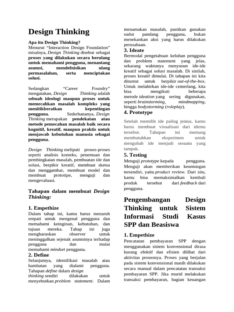 Design Thinking | PDF