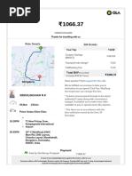 Ola Cab Invoice Template | PDF | Invoice | Payments