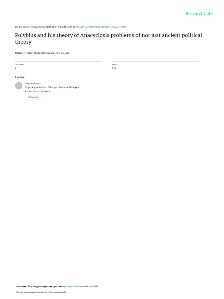 Polybius Podes | PDF