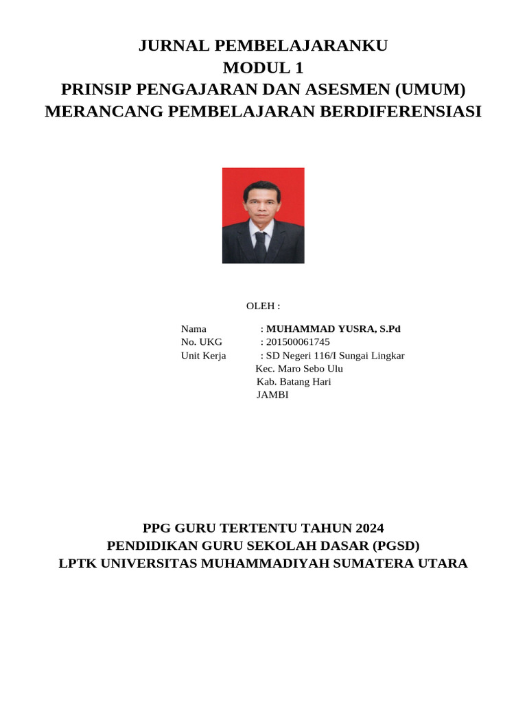 Jurnal Pembelajaranku | PDF
