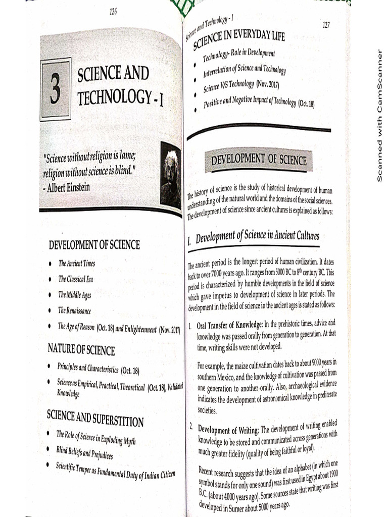 Science and Technology- 1 | PDF
