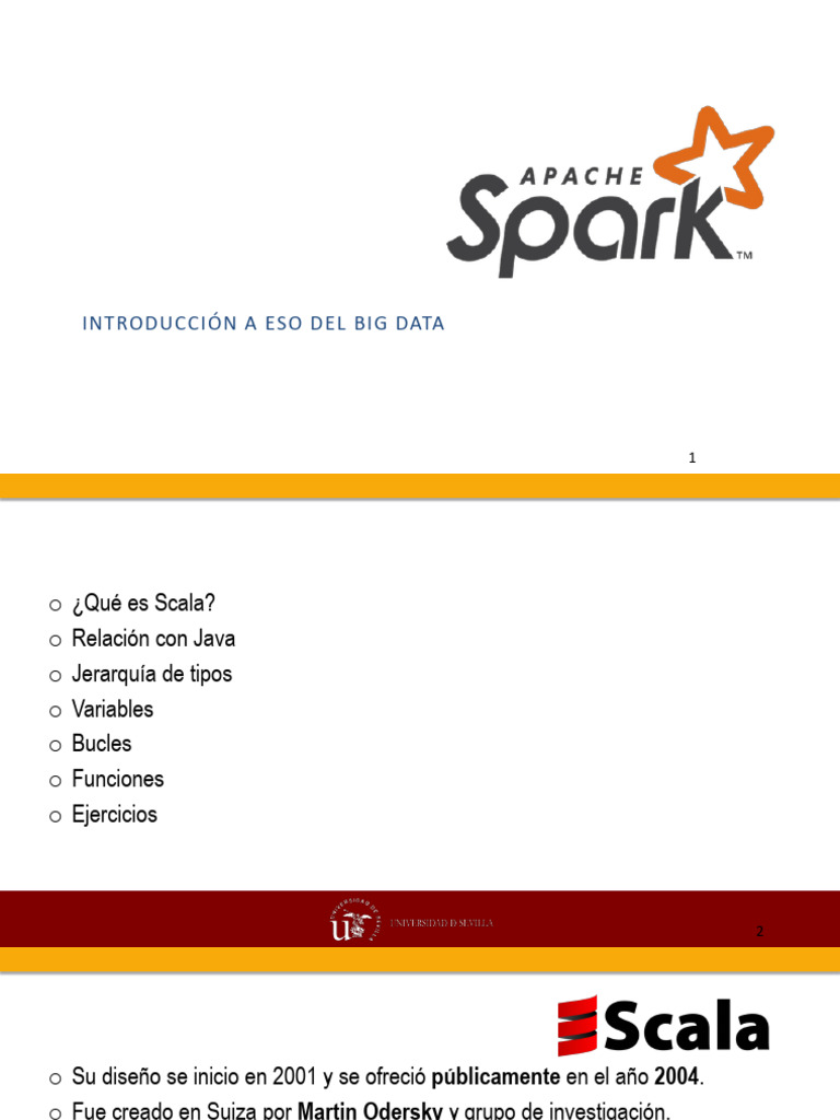 02 Seminario Spark - Practica | PDF | Java (lenguaje de programación) | Scala (lenguaje de ...