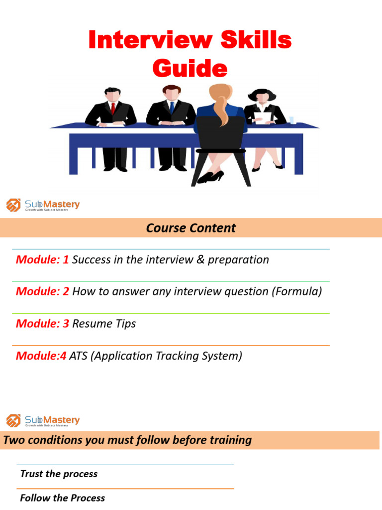 Interview Skills | PDF