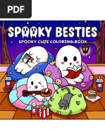 Spooky Vibes Cute & Easy Coloring Book | PDF