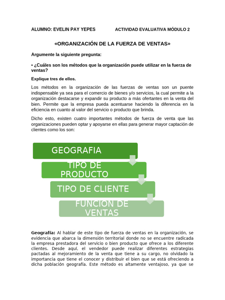 Gestion en ventas | PDF