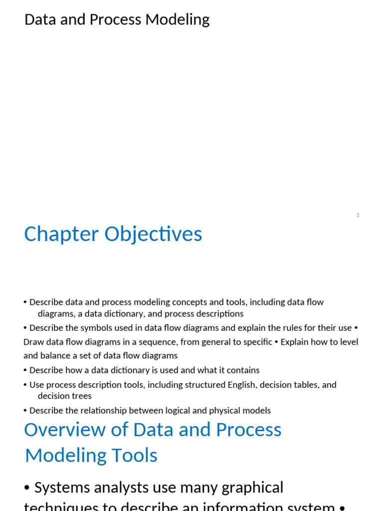 Courseware - Data and Process Modelling | PDF
