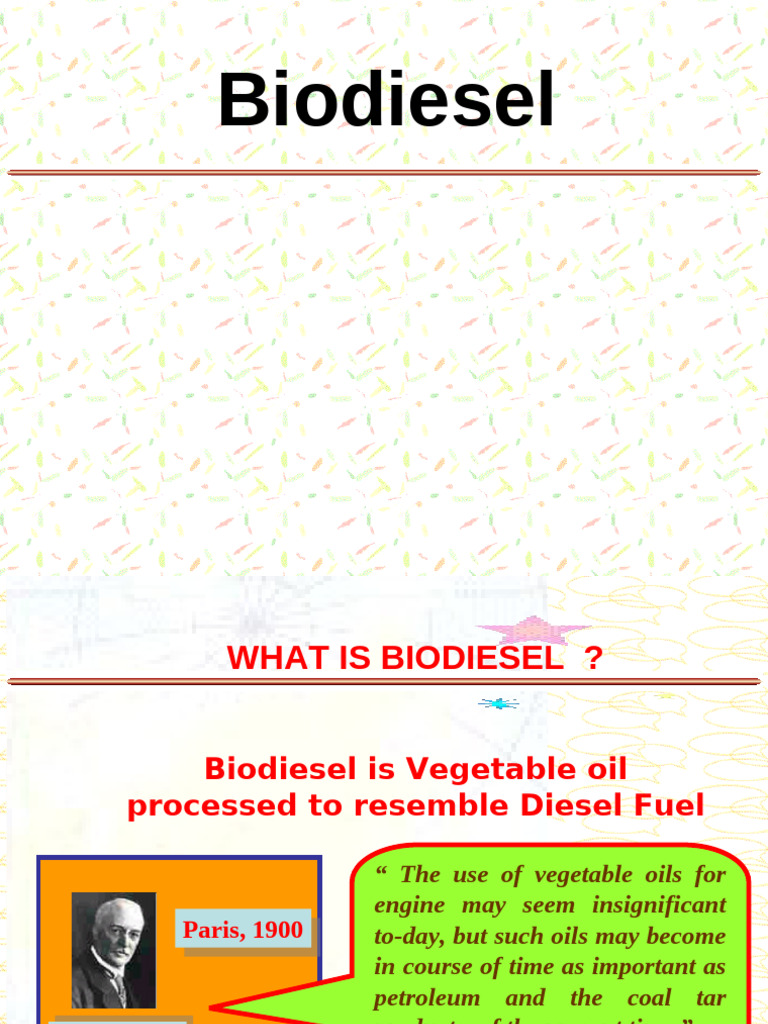 Biodiesel | PDF