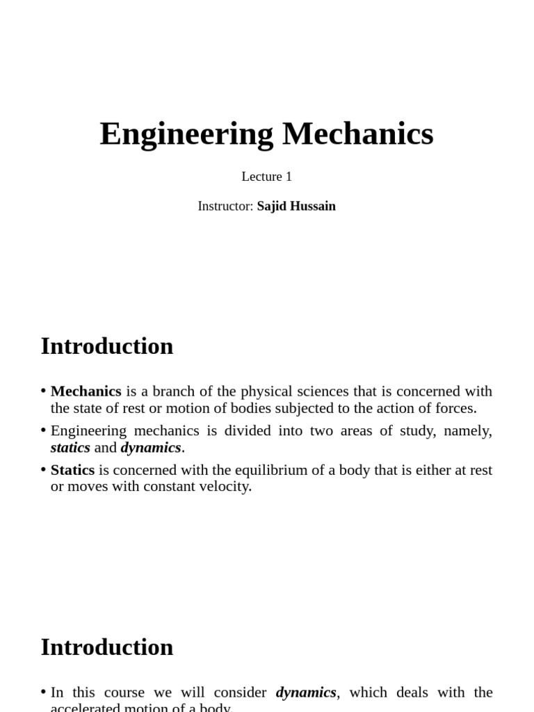 Lecture 01 Pdf