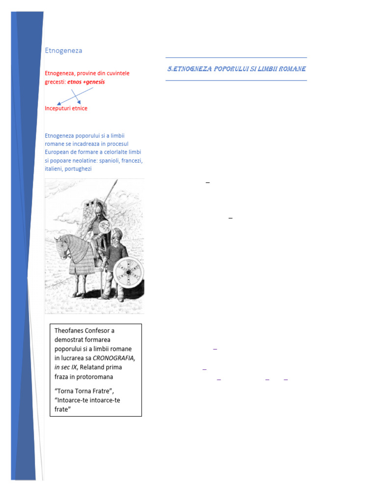 Formarea POPORULUI rOMAN SI A LIMBII ROMANE | PDF