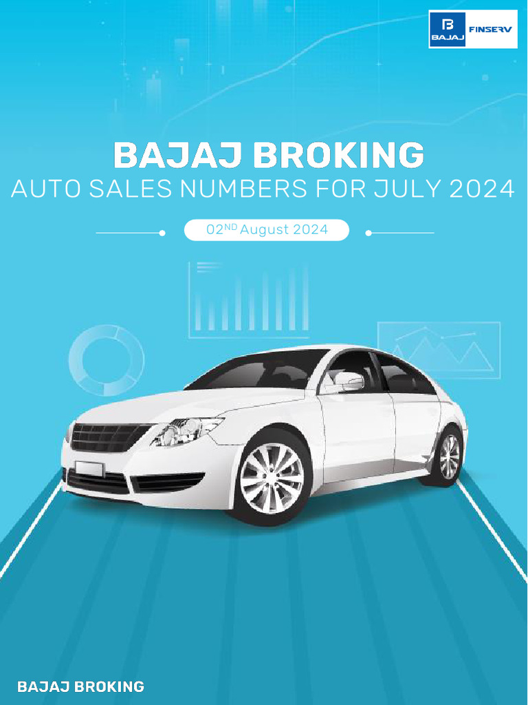 Bajaj Broking Auto Sales Numbers For The Month of July 2024 | PDF