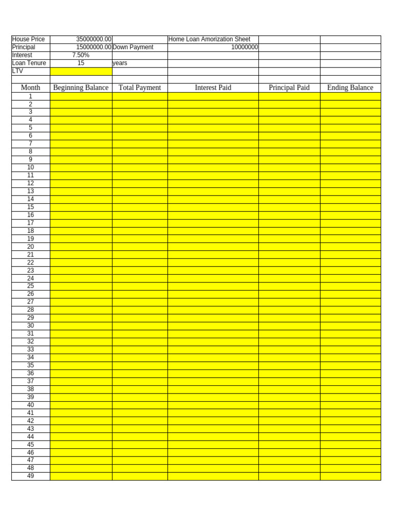 Loan Amortization Assignment Sheet (3) | PDF Loan Amortization Assignment Sheet (3) | PDF