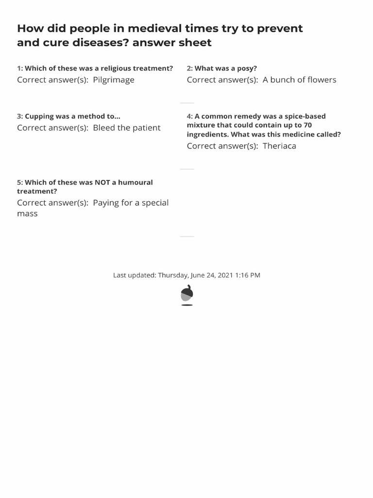 Lesson 3 Exit Quiz Answers | PDF
