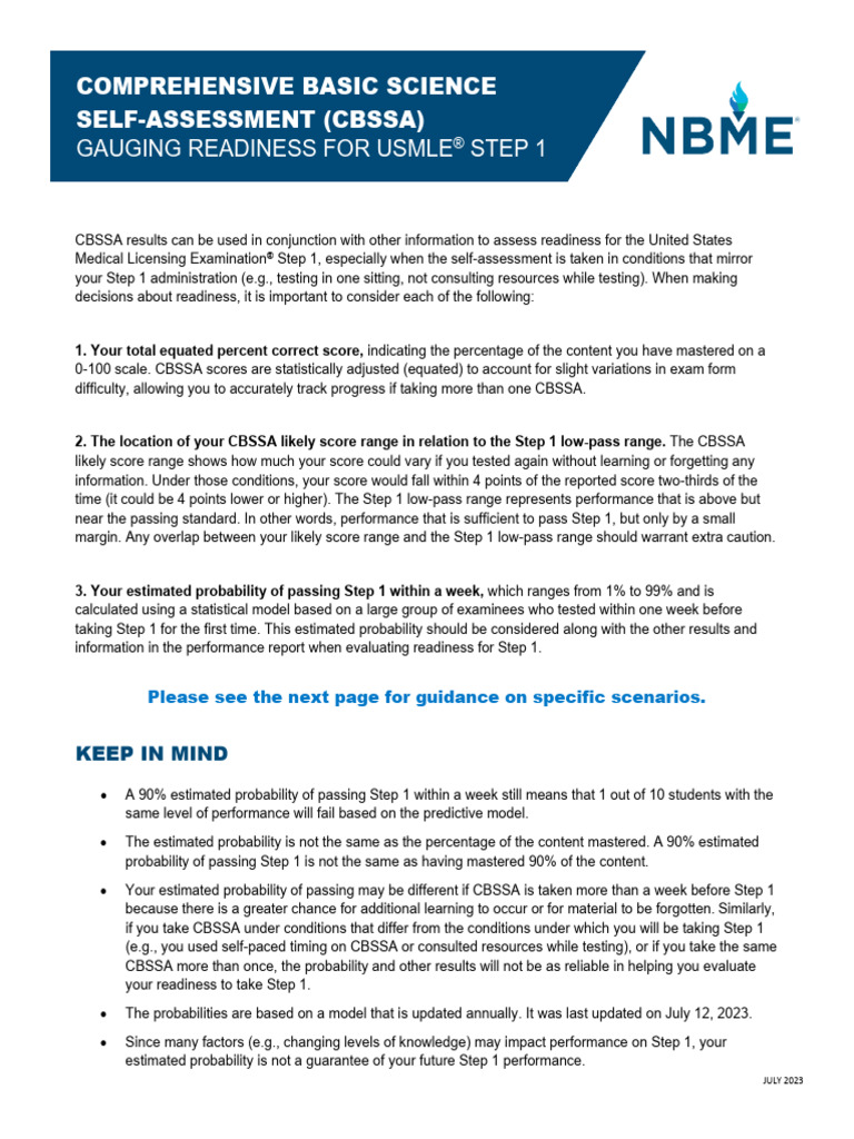 CBSSA Guidance 2 | PDF