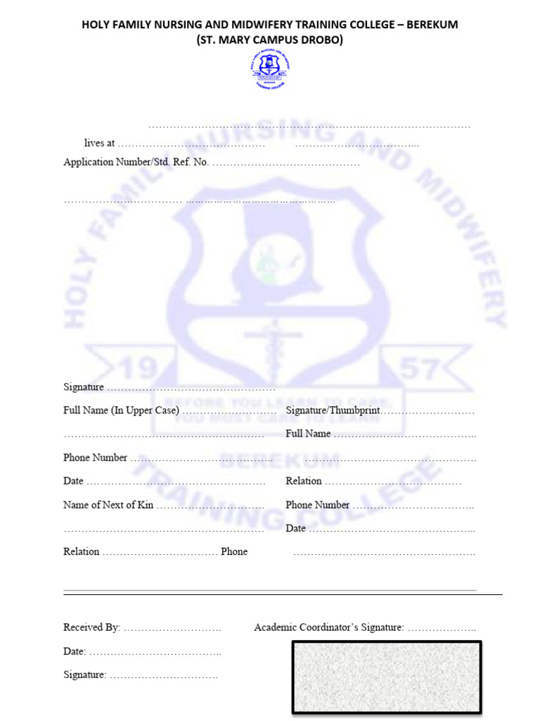 Acceptance of Admission | PDF