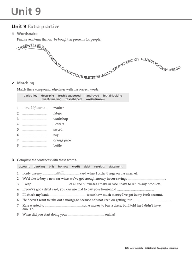 Int_Unit9_ExtraPractice | PDF