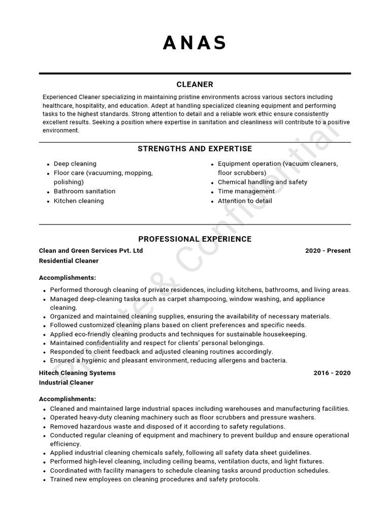 Anas CV | PDF