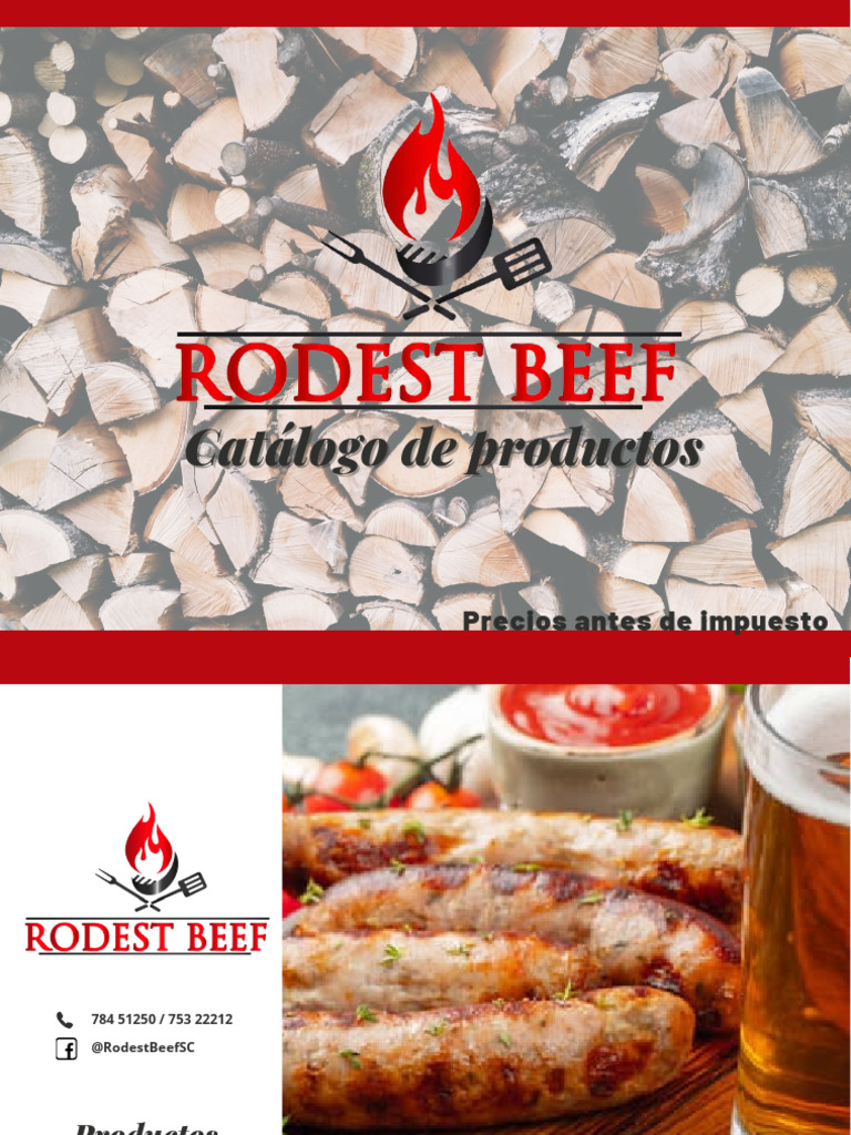 Catálogo de Cortes Rodest Beef 030224 | PDF | filete | Cocina