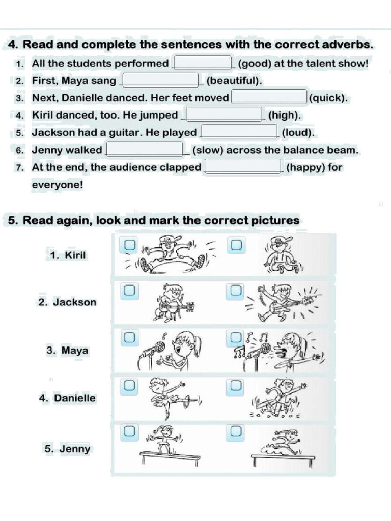 Adverbs Manners | PDF