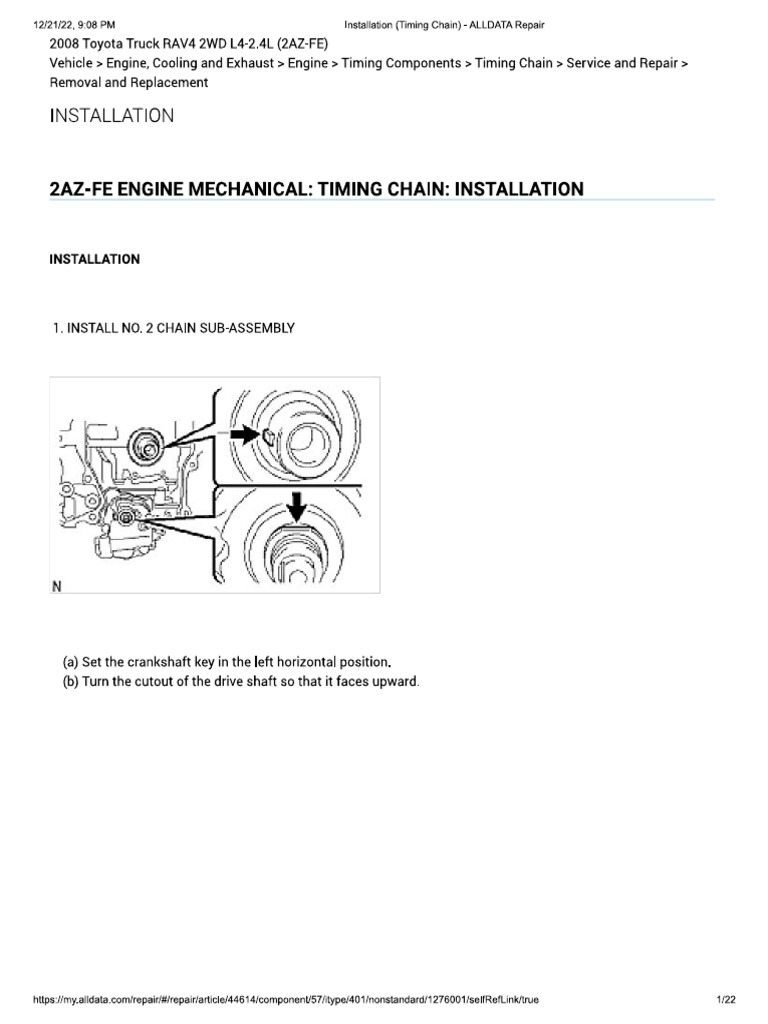 2az Timing Chain | PDF