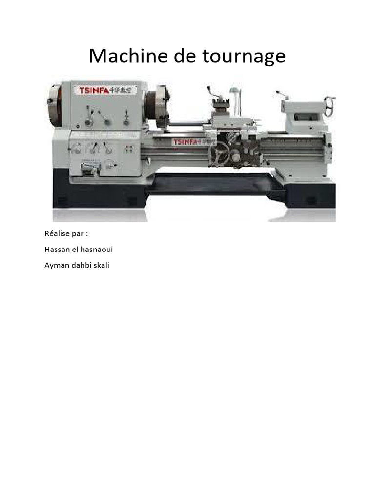 Machine de Tournag 2023 | PDF