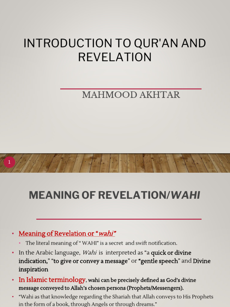 Introduction To Qur'an and (Autosaved) (Autosaved) | PDF
