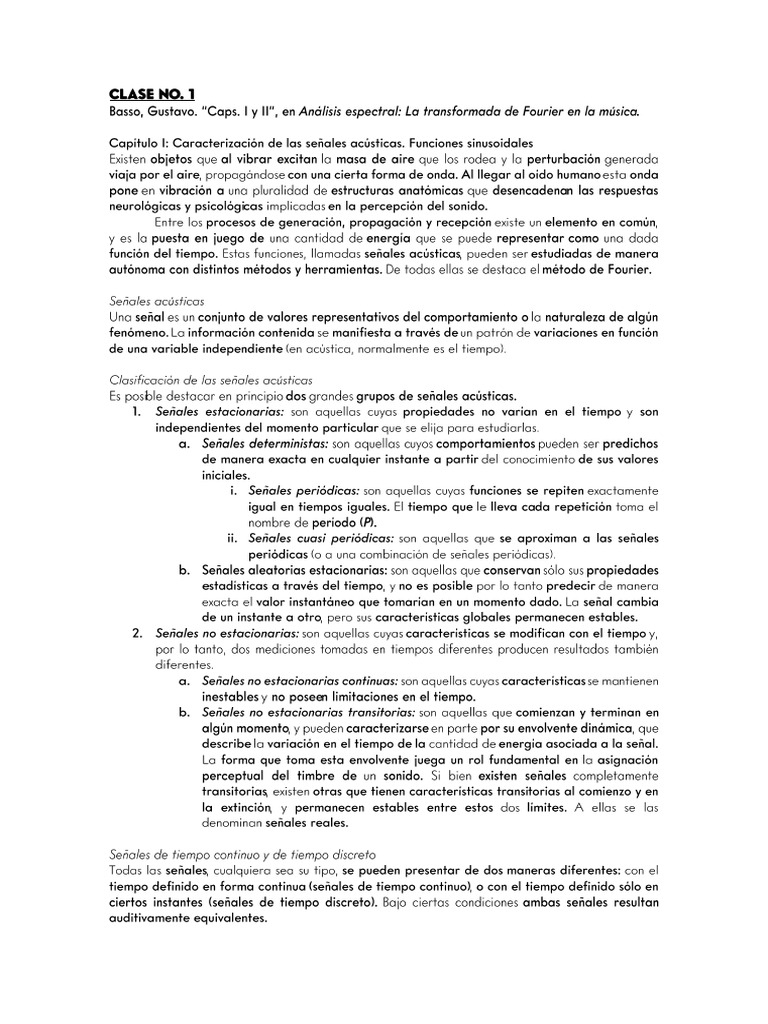 Resumen Para El Primer Parcial - Clases 1-3 (2) | PDF