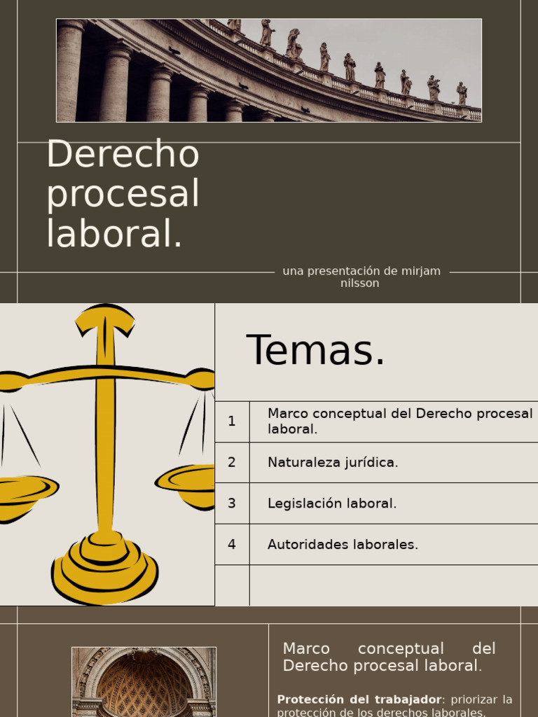 Exposicion Derecho Laboral Procesal | PDF