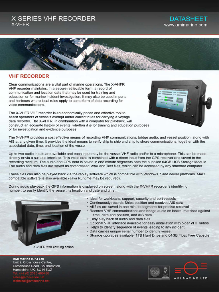 X-VHFR Brochure | PDF